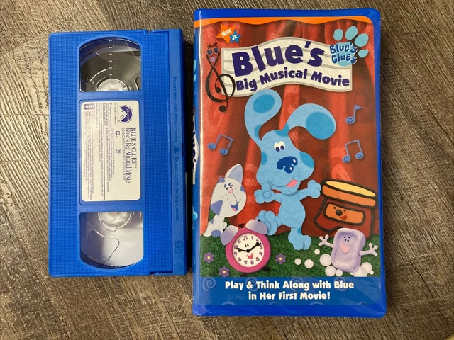 BLUES CLUES: BLUES Big Musical Movie VHS 2000 Nickelodeon Paramount ...