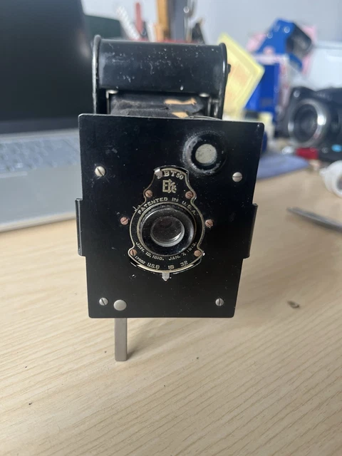 EARLY VEST POCKET Kodak Camera. Trellis Struts. 1912 - 1926. f8, f16 ...