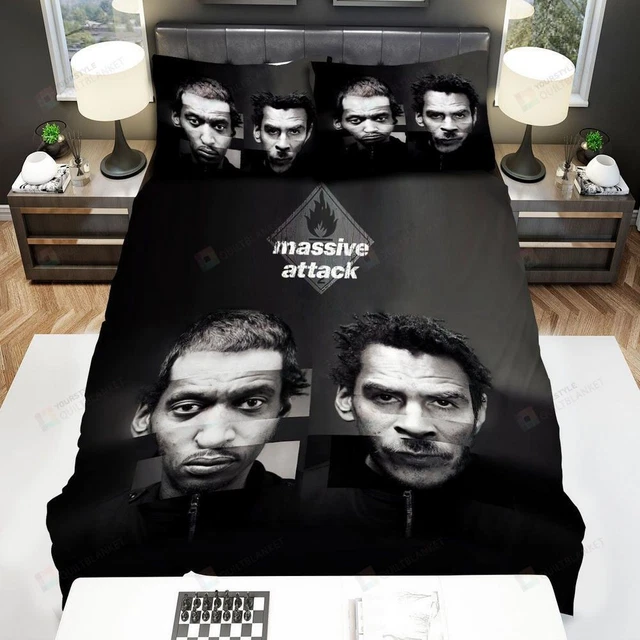 MASSIVE ATTACK ESSENTIAL Band Quilt Duvet Cover Set Soft Super King ...