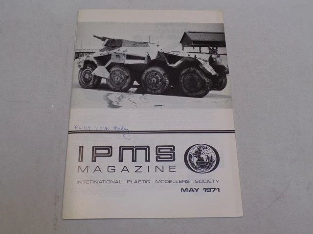 IPMS MAGAZINE 5 1971 International Plastic Modellers Society FW189 ...