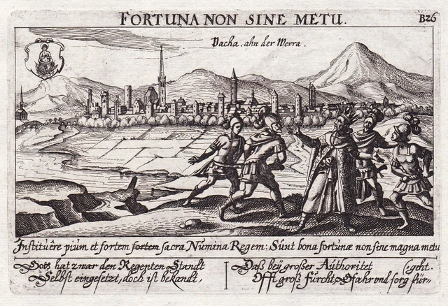 VARRA WARTBURGKREIS THÜRINGEN Ansicht Kupferstich Meisner 1630 EUR 38 ...