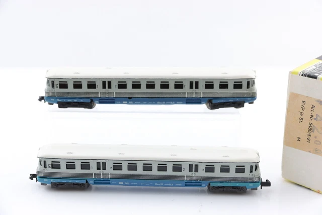 N PIKO 5480 5 21 Diesellok Dieseltriebwagen mit Beiwagen analog DC OVP ...