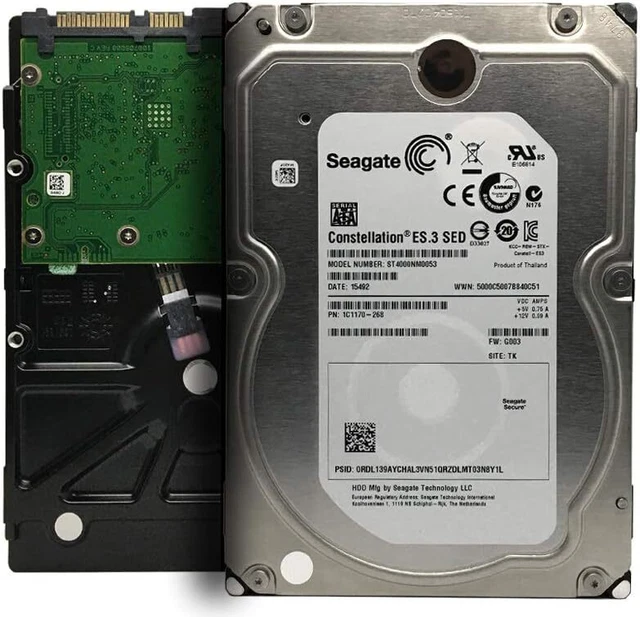 SEAGATE CONSTELLATION ES.3 ST4000NM0053 4TB SATA 6Gb/S 128MB Cache ...