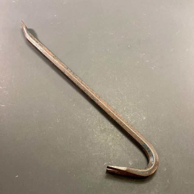 VINTAGE 18& 460MM Australian? Steel Wrecking Crow Pry Bar Crowbar Hand ...