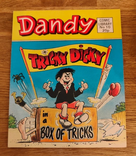 COMIC - CLASSIC Dandy Comic Library No #10 Tricky Dicky In Box Of ...