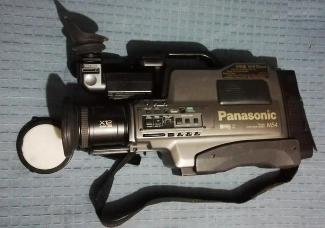 PANASONIC MS4 SVHS S-VHS SUPER VHS Super VHS Camcorder to Review READ £ ...