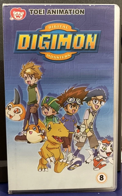 VHS DIGIMON 8 Digital Monsters - Anime - Toei Animation - 1999 Italia ...