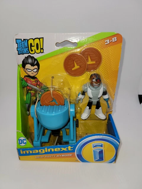 FISHER PRICE IMAGINEXT New Teen Titans Go! Modellino cyborg Meat Party ...