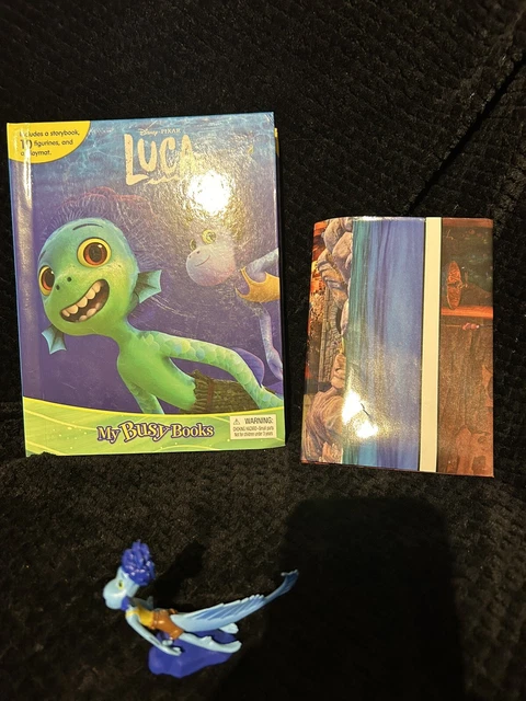 DISNEY LUCA BUSY Book - 10 Figures And A Playmat Uk Stock £9.99 ...