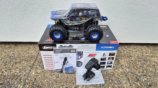 Losi Lmt Son Uva Digger 1 8 4wd 3s Rc Monster Truck Dx3 Led Rtr Gpm