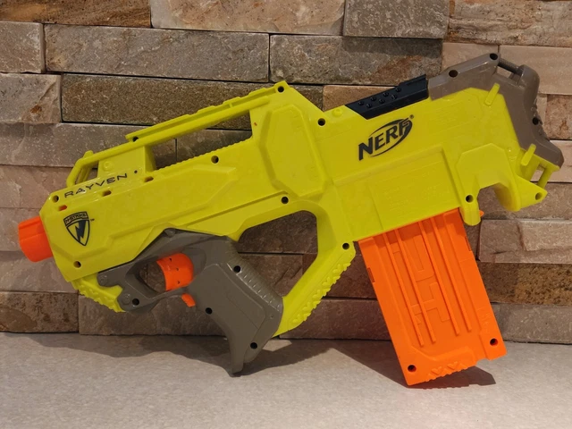 NERF N-STRIKE RAYVEN CS-18 Toy Nerf Gun With Replacement Clip Tested ...