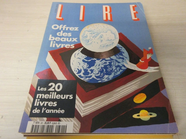 LITTERATURE LIRE 301 12.2001 François CHENG Jean VAUTRIN Stephen KING G ...