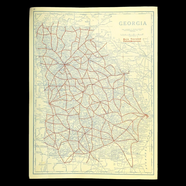 1920S Road Maps FOR SALE! - PicClick UK