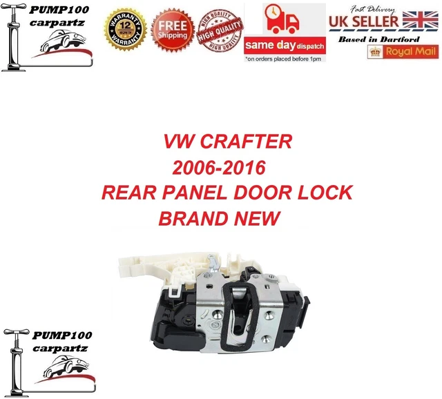 FOR VW CRAFTER 2006-2016 Rear Panel Door Lock Mechanism New 9067401035 ...