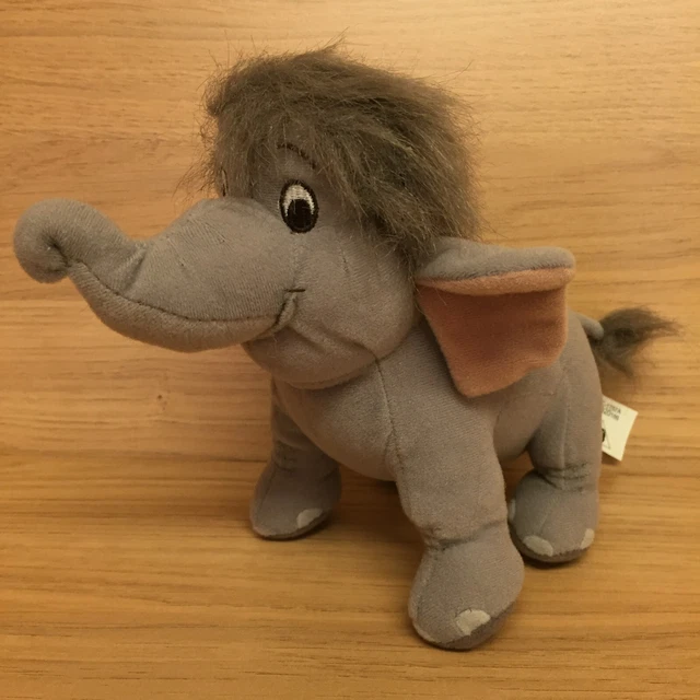 DISNEY JUNGLE BOOK Hathi Junior Baby Elephant Grey Plush Soft Toy 2002 ...