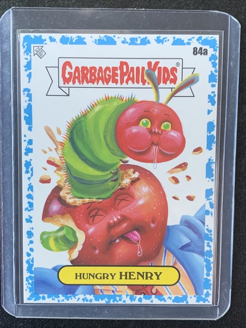 2022 GARBAGE PAIL KIDS BOOK WORMS SLEEP DROOL BLUE #84a HUNGRY HENRY 36 ...