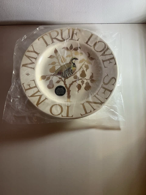 #RARE EMMA BRIDGEWATER Partridge In a Pear Tree 8 1/2 Inch plate. First ...