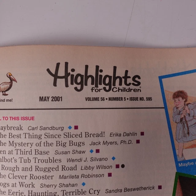 HIGHLIGHTS FOR CHILDREN Magazine May 2001 #595 Which Way USA Puzzles £7 ...