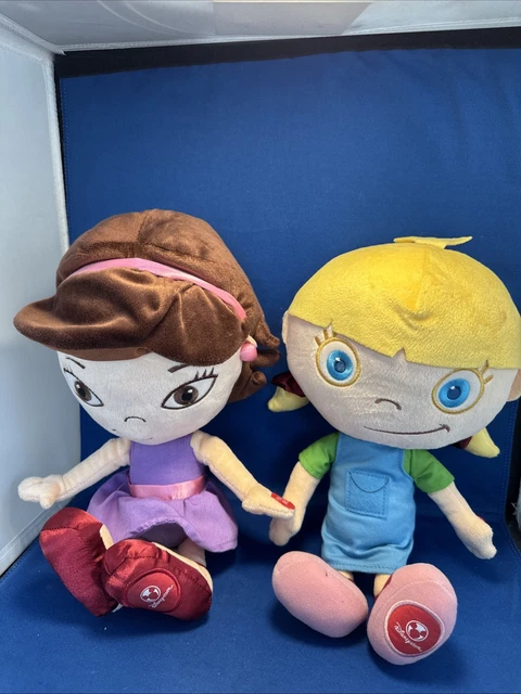 DISNEY STORE LITTLE Einsteins June And Annie Talking Plush Doll Toy 14 ...