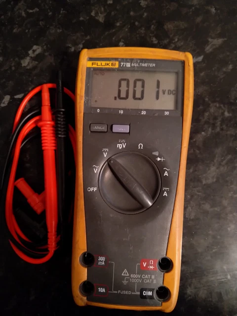 FLUKE 77III DIGITAL Multimeter with test leads £97.26 - PicClick UK