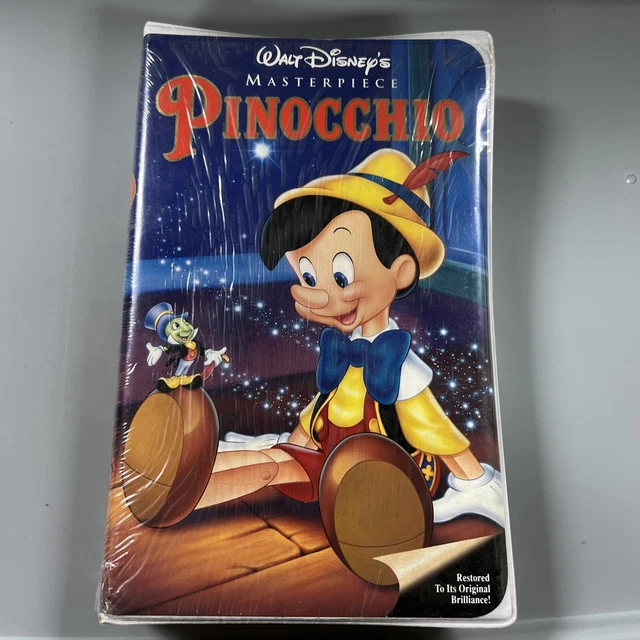 PINOCCHIO CLASSIC WALT Disney Masterpiece VHS Brand New Factory Sealed ...
