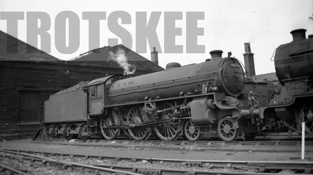 LARGER NEGATIVE BR British Railways Steam Loco 61395 Class B1 Carlisle ...