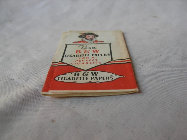 WW2 US PAQUET De Papier A Cigarettes Américain " B & W Cig. Pap ...
