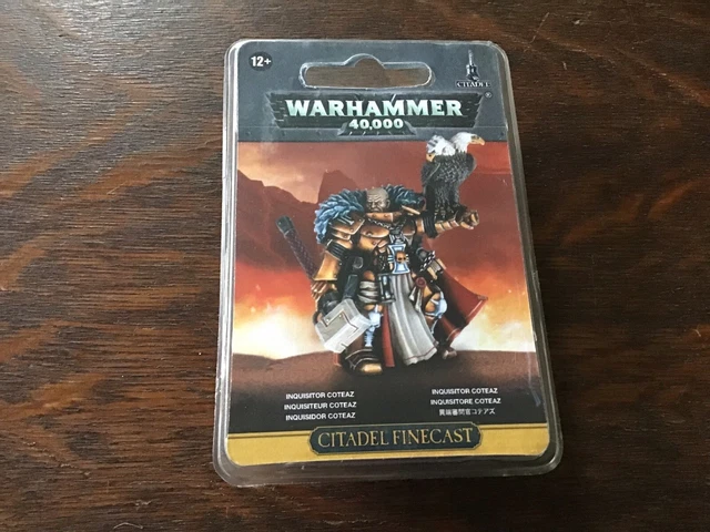 GAMES WORKSHOP WARHAMMER 40k Citadel Finecast Resin Inquisitor Corteaz ...