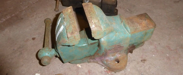 VINTAGE PARKINSON HANDY VICE MODEL No. G2 USED 3.5" BENCH VICE WORKING ...