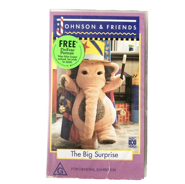 RARE JOHNSON AND Freinds The Big Surprise Vhs Tape Light Mould $13.00 ...