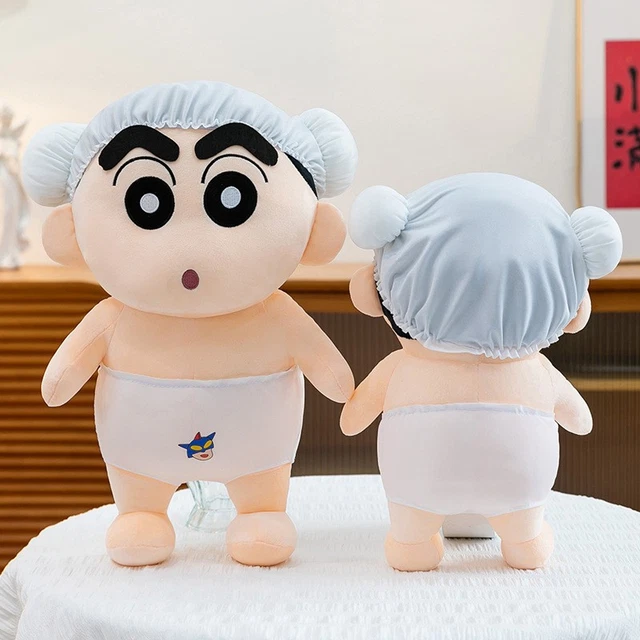 CRAYON SHIN CHAN Plush Toy Pillow With A Shower Cap Design For Kids And ...