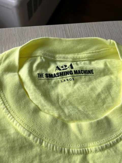 THE SMASHING MACHINE movie A24 IMAX Early Screening T-Shirt LARGE $63. ...