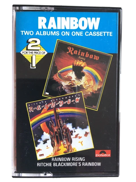 RAINBOW - RISING / Ritchie Blackmore's Rainbow - 2 on 1 - Cassette Tape ...