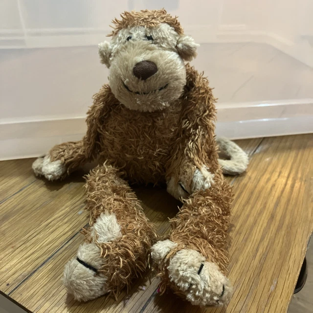 JELLYCAT BUNGLIE MONKEY - Bunglie - Small Size Curly Monkey Marvin Soft ...