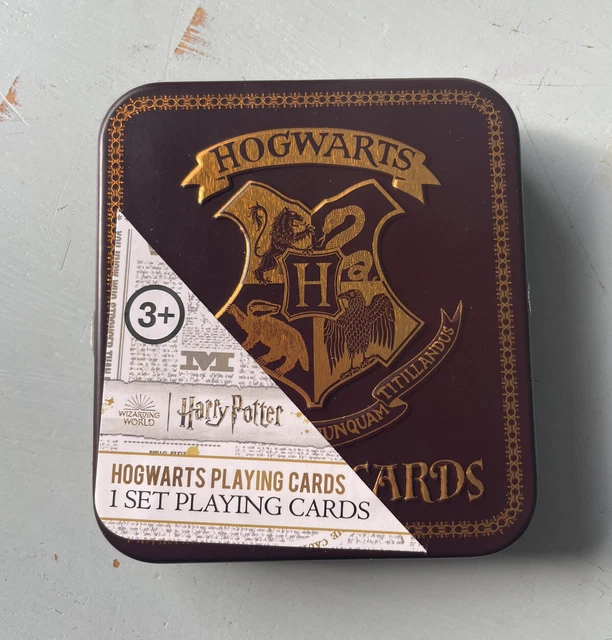HARRY POTTER WIZARDING World Hogwarts Playing Cards Tin Paladone NEW ...