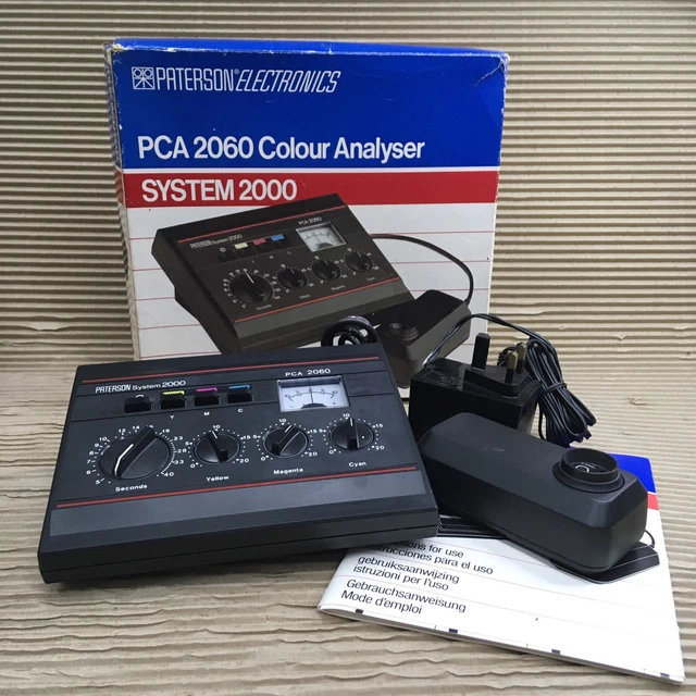 PATERSON PCA-2060 COLOUR Analyser for Darkroom - System 2000 (240v) £30 ...