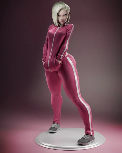 ANDROID 18 DRAGON Ball Super Statue Anime Sexy Android 18 Figure Pre ...