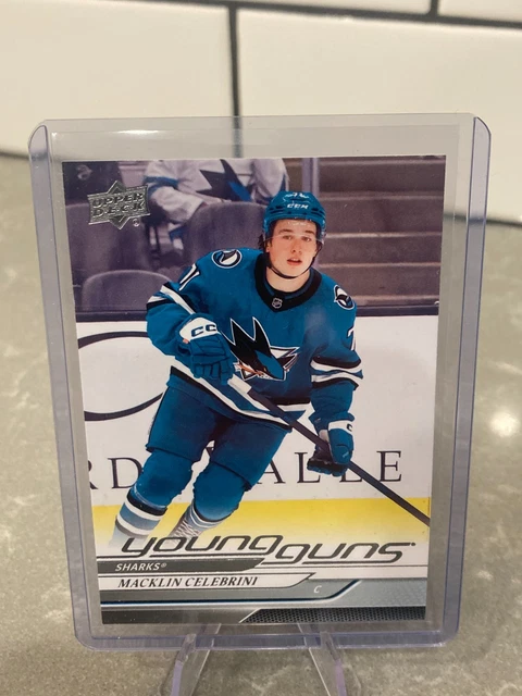 2024-25 UPPER DECK series 2 Macklin Celebrini Young guns #451 San Jose ...