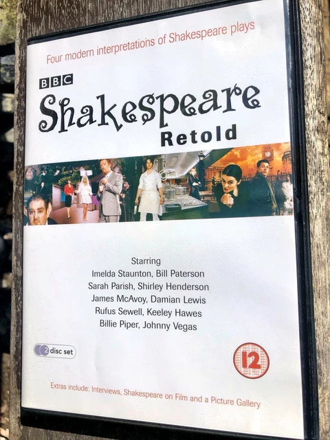 SHAKESPEARE RETOLD DVD BBC TV Series with James McAvoy and Billie Piper 2 Discs £4.99 - PicClick UK
