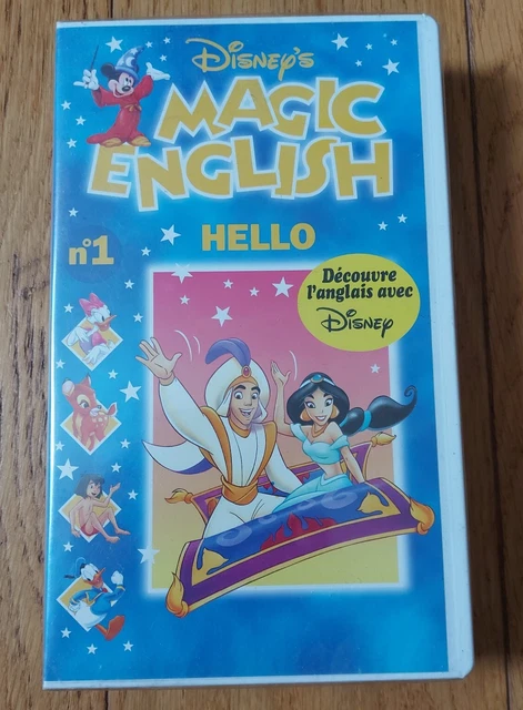 CASSETTE VIDÉO VHS disney magic english n°1 HELLO neuve rare sous ...