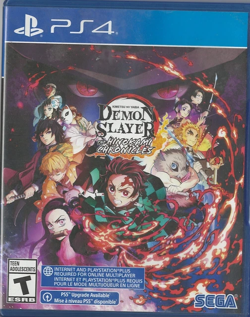 DEMON SLAYER KIMETSU no Yaiba The Hinokami Chronicles PlayStation 4 PS4 ...