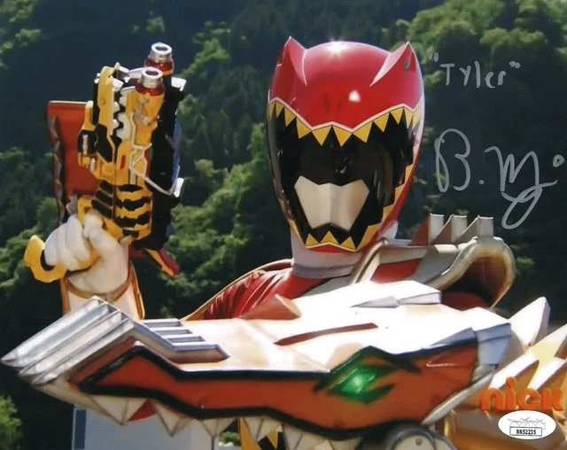 POWER RANGERS DINO Charge- Brennan Mejia signed Red Ranger 8x10 photo ...