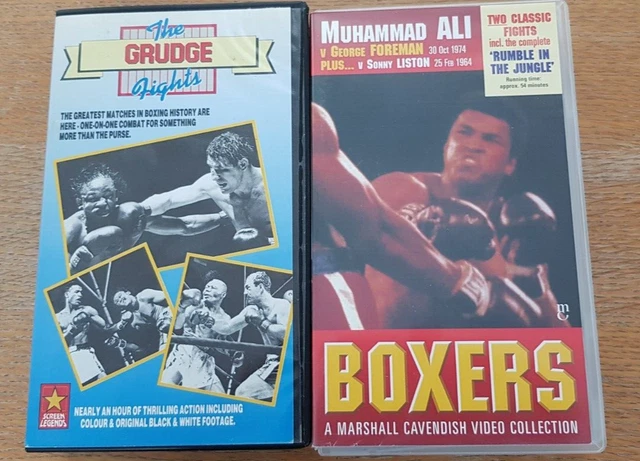 BOXING VHS VIDEO Tapes Muhammed Ali George Foreman Rumble in the Jungle ...