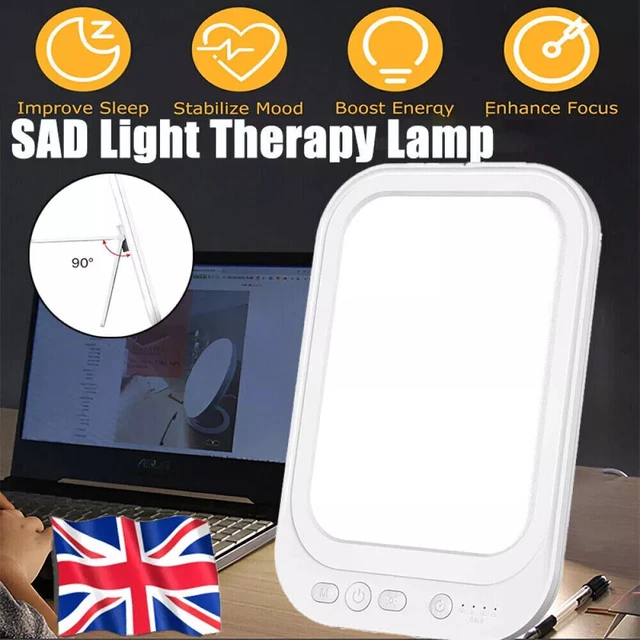 LED DAYLIGHT SAD Lamp 10000 Lux Home Office Sunlight Simulator Therapy ...