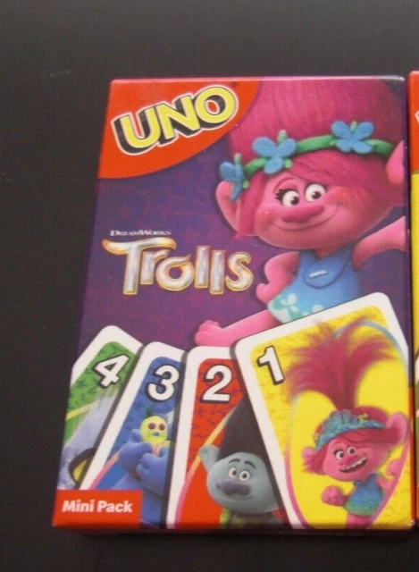 MCDONALD'S UK HAPPY Meal 2024 DreamWorks Mini UNO Game pack TROLLS ...