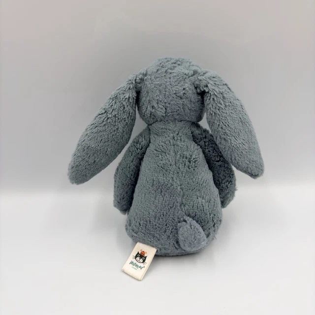 JELLYCAT - DUSKY Blue Bashful Bunny - Small Plush Soft Toy 8" Retired ...