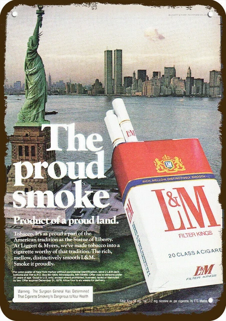 1976 NYC WORLD Trade Center Twin Towers L&M Cigs RÉPLIQUE DÉCORATIVE ... 1976 NYC WORLD Trade Center Twin Towers L&M Cigs RÉPLIQUE DÉCORATIVE ...