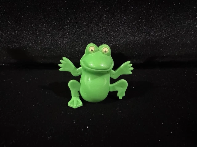 RARE VTG WIND Up Side Stepping Frog Toy Baby Einstein (WORKS, READ) $12 ...