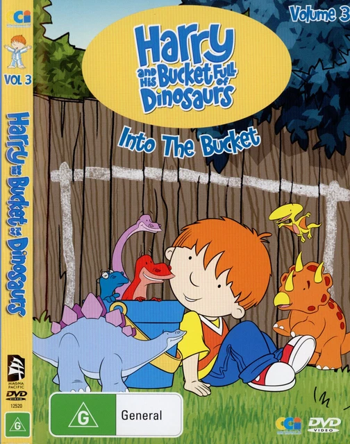 HARRY AND HIS Bucket Full Of Dinosaurs Dvd Volume 5 & 6 2005 Rare $40. ...