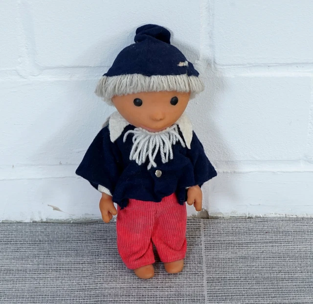 ALTES SANDMÄNNCHEN 32 cm DDR Sandmann Figur Sammel Puppe Ostalgie ...